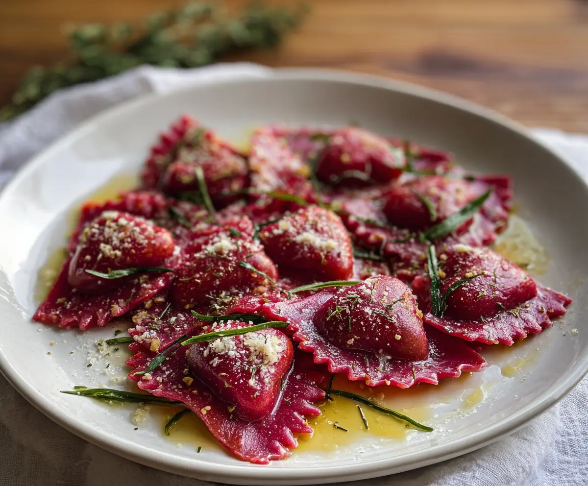 Beet Heart Ravioli Recipe | Delicious and Unique