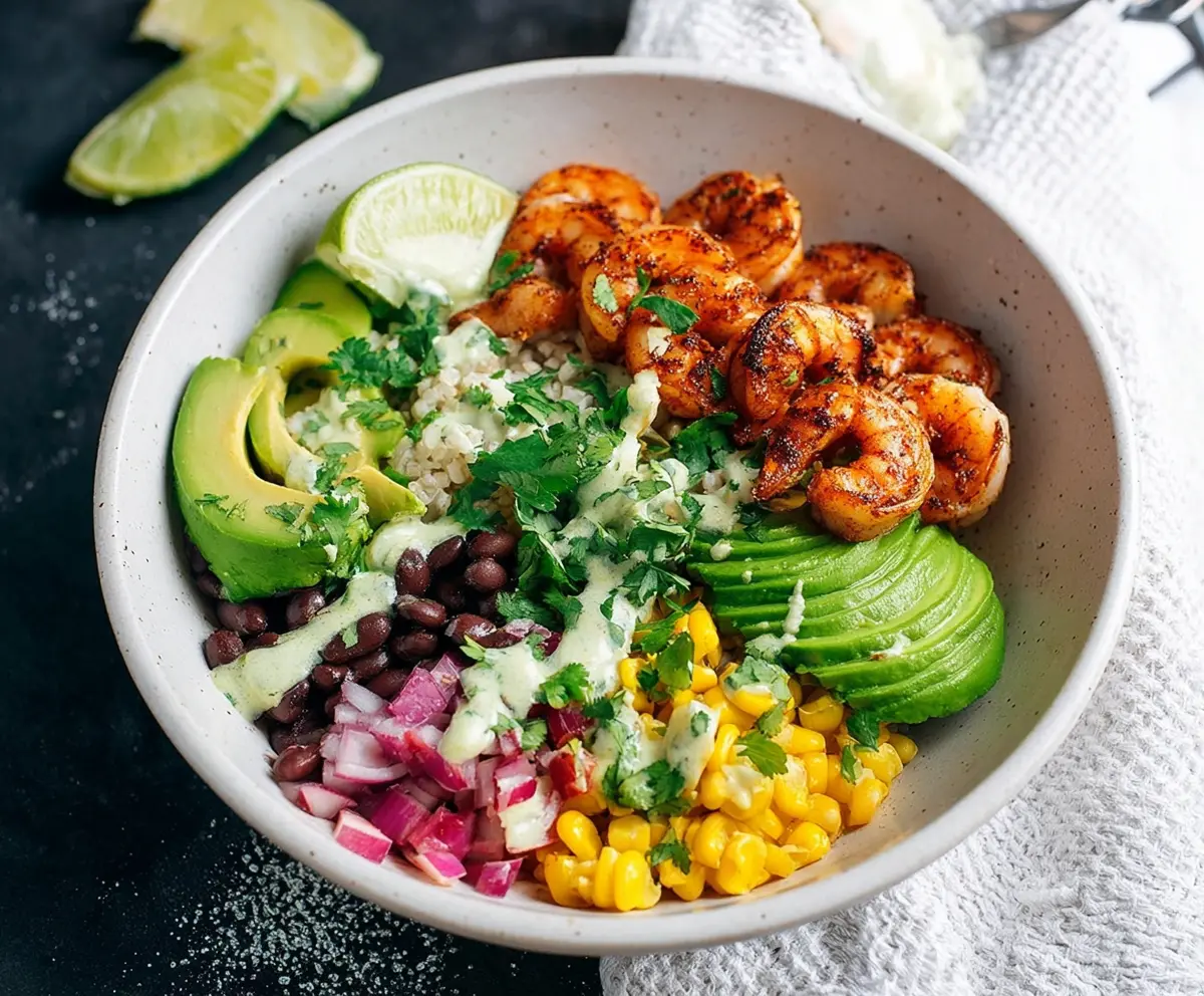 Delicious Cilantro Lime Shrimp Bowl Recipe