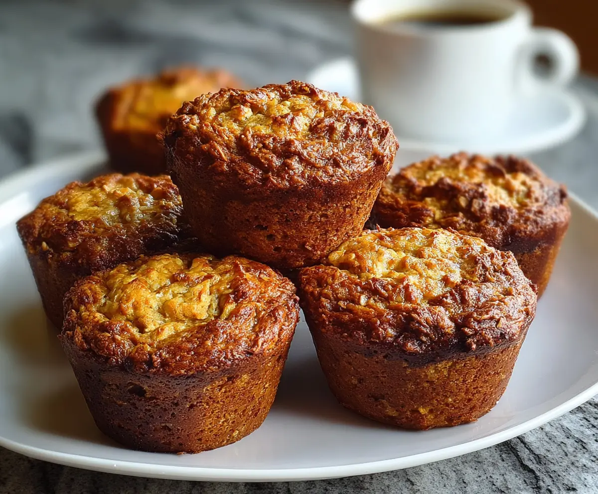 Gingerbread Cottage Cheese Breakfast Muffins - Easy & Delicious