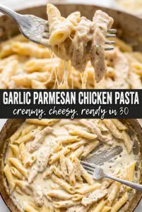 Creamy Garlic Parmesan Chicken Skillet
