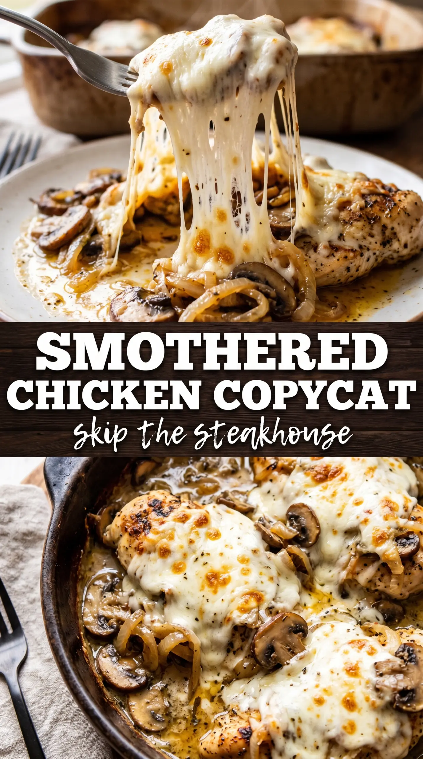 Texas Roadhouse Smothered Chicken (Copycat)